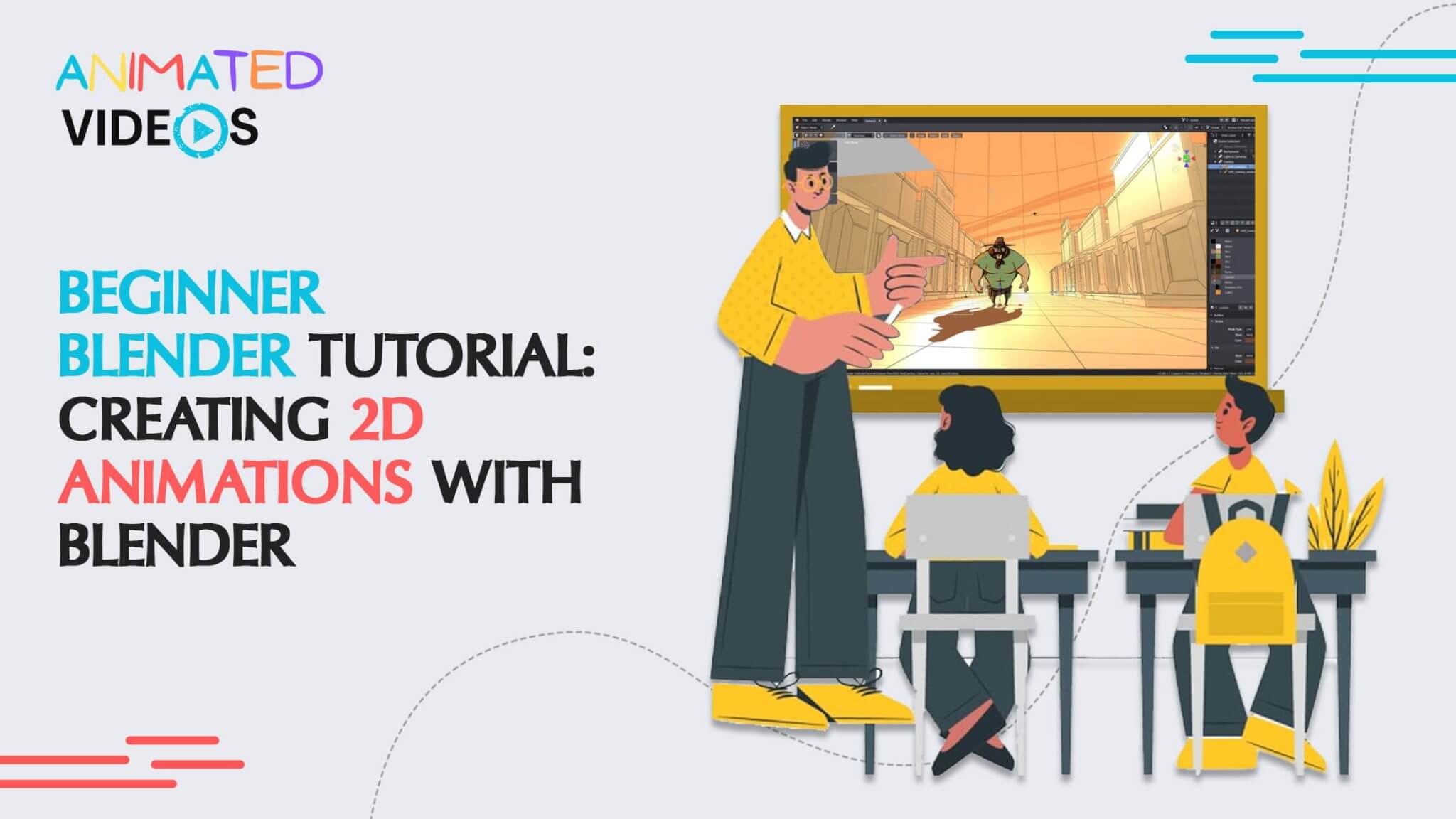 Learn to Create 2D Animations with Blenders | Beginners Guide