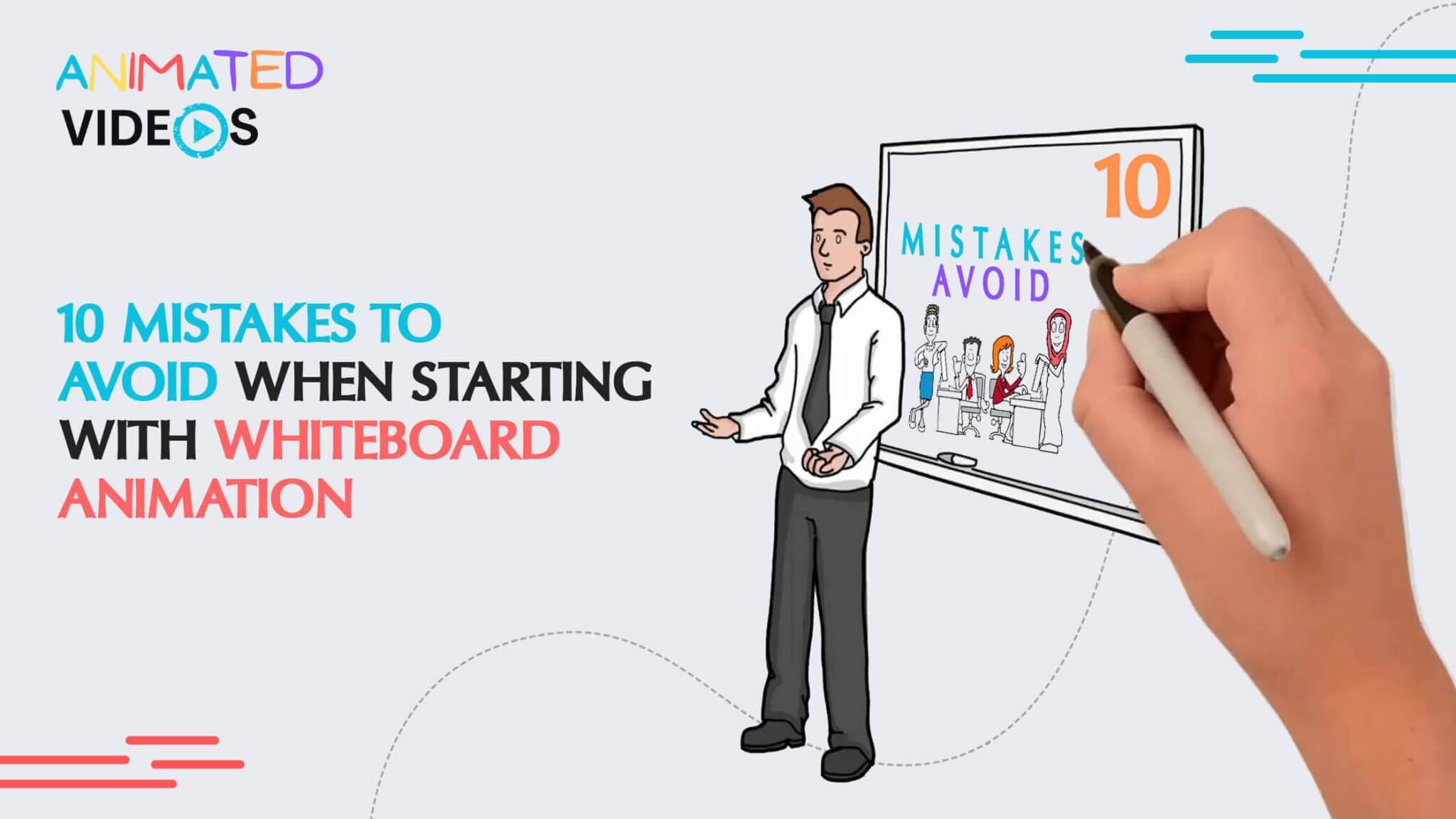 Ten Mistakes to Avoid When Starting with Whiteboard Animation
