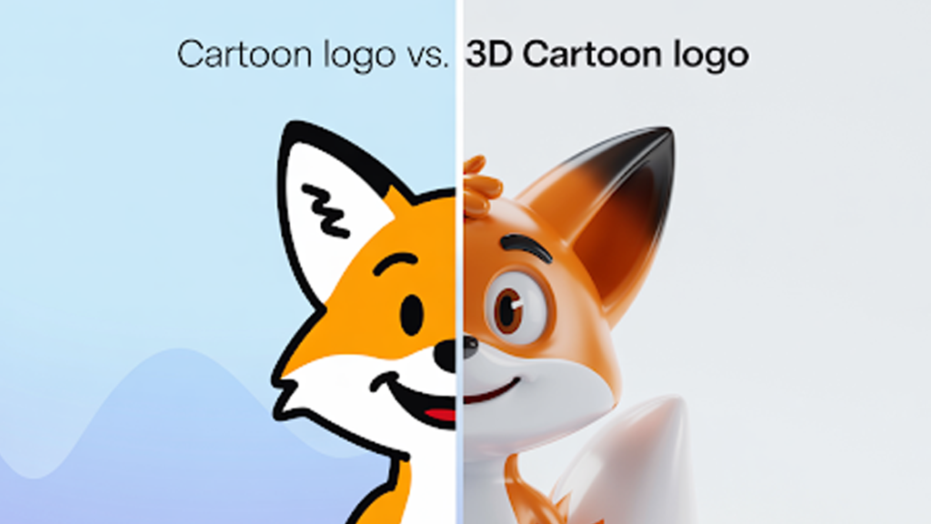 Cartoon Logo vs 3D Cartoon Logo Which One Fits Your Brand
